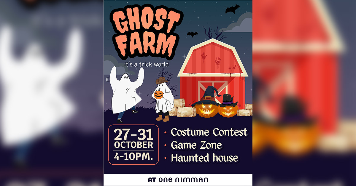 ฮาโลวีนคืนสุดหลอนปล่อยความมันส์ที่ Ghost Farm @one nimman - กินดีอยู่เหนือ
